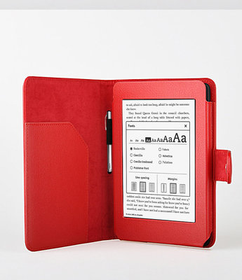 Microfiber Amazon Kindle Cases PU leather With 3 Angles Stand