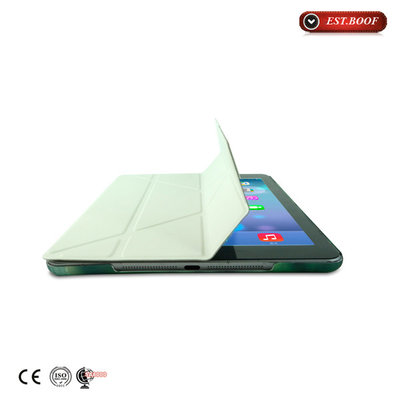 Beautiful Illustration Magnetic Folding iPad Mini Leather Covers With Soft Microfiber Lining