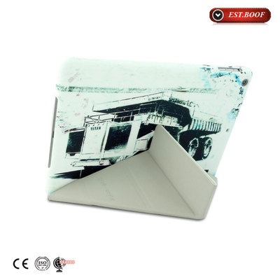 Soft Microfiber Lining iPad Mini Leather Covers Transformers Magnetic Folding
