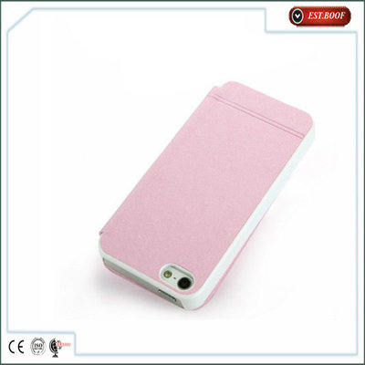 Slim Pu Leather Flip Phone Cases Ultra Thin Shockproof For Iphone