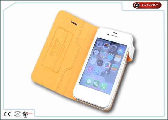 Bifold Wallet Mobile Phone Leather Case For Iphone 5 / 5s With Card Insert