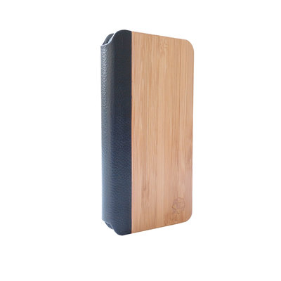 Bamboo chips Flip PU Leather Cell Phone Cases For Iphone 6