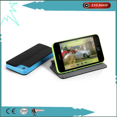 Slim Apple iPhone Leather Cases Flip Eco-friendly For Iphone 5