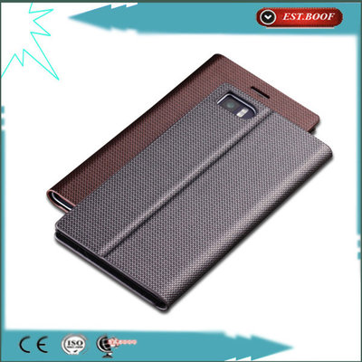 Mocha Brown Real leather Leather Cell Phone Cases For Xiaomi M3
