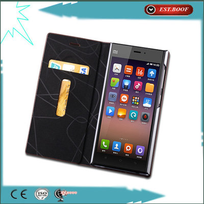 Mocha Brown Real leather Leather Cell Phone Cases For Xiaomi M3