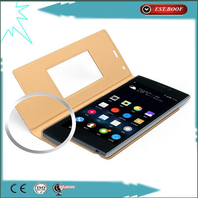 Huawei Honor Leather Cell Phone Cases Colorful With Induction Windows