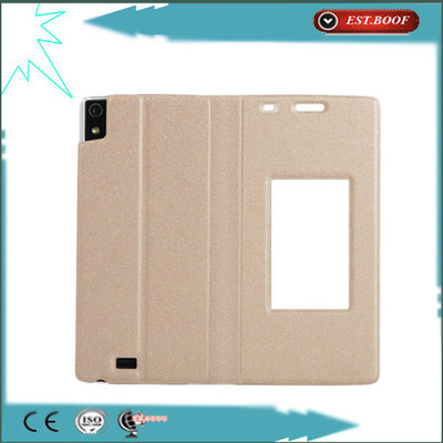 Huawei Honor Leather Cell Phone Cases Colorful With Induction Windows