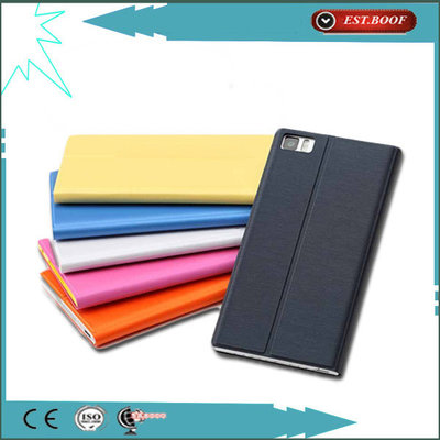 Slim And Fit Waterproof PU Leather Cell Phone Cases Portable For Xiaomi 3