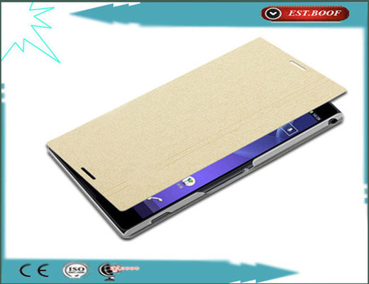 Fashion Freshness leather cell phone covers green for Sony Xperia T2