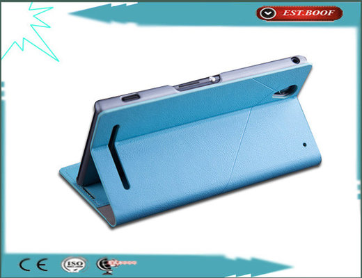Colorful Flip Pu Leather Sony Xperia Cell Phone Cases For Sony T2XM50