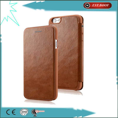 Durable Real Leather Cell Phone Cases Flip Covers For 4.7inch Iphone 6