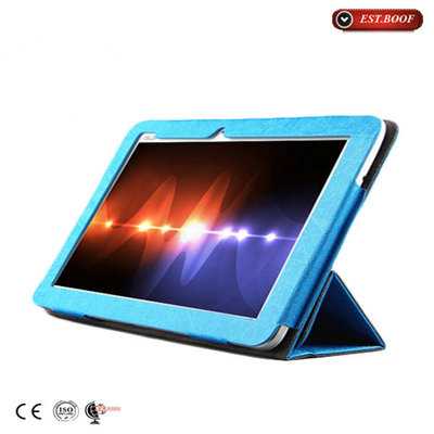 Gold Pc Tablet Leather Case Wake / Sleep Function For Huawei TF0310C