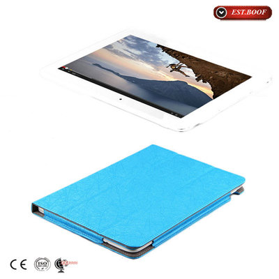 Gold Pc Tablet Leather Case Wake / Sleep Function For Huawei TF0310C