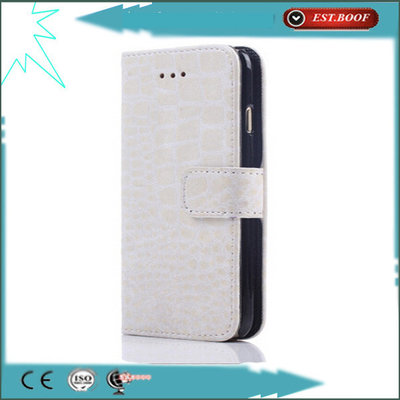 Rose pink genuine leather iphone cases Crocodile Texture For Iphone 6