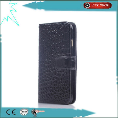Rose pink genuine leather iphone cases Crocodile Texture For Iphone 6