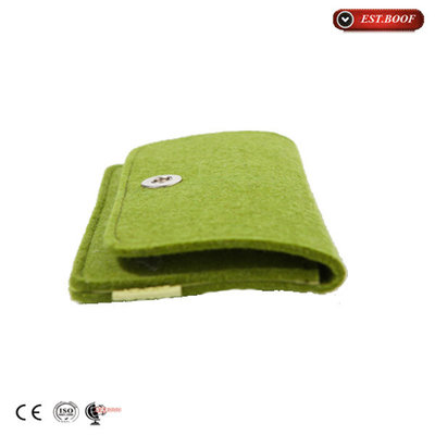 Comfort Felt Fabric Wallet Cell Phone Cases For iPhone 6 , tear-resistant