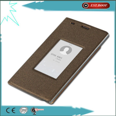 Ultra Thin Pu Leather Flip Phone Cases Shockproof For mobile phone