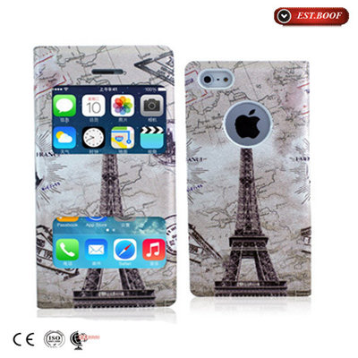 iPone 6 PU Leather Picture Cases / iphone wallet leather With anti-dust