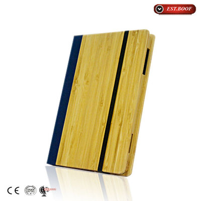 Book Style Eco-friendly Genuine Natural Bamboo Cover Case For Ipad Air