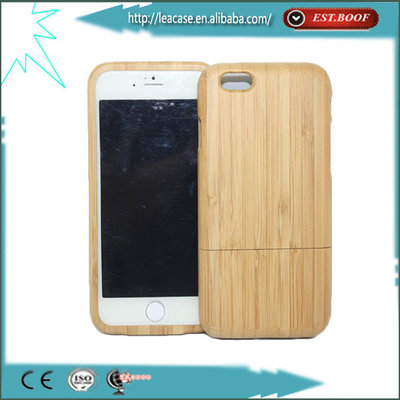 Eco-friendly Genuine Natural Bamboo Cover Case For Iphone 6/6 Plus