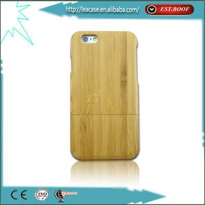 Eco-friendly Genuine Natural Bamboo Cover Case For Iphone 6/6 Plus