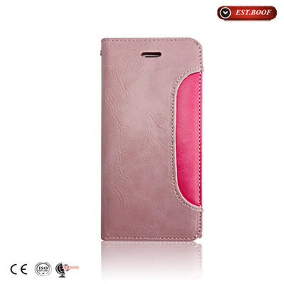 Pink Flip Phone Cases Apple Iphone 6 plus Cover Waterproof , Multicolor
