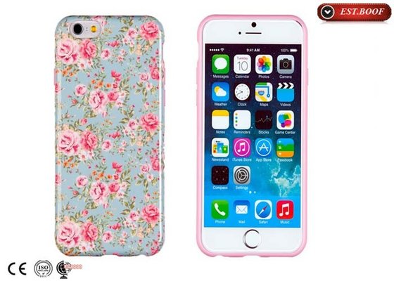 Iphone 6 Colorful Leather Cell Phone Cases  4.7" TPU Cover Customized