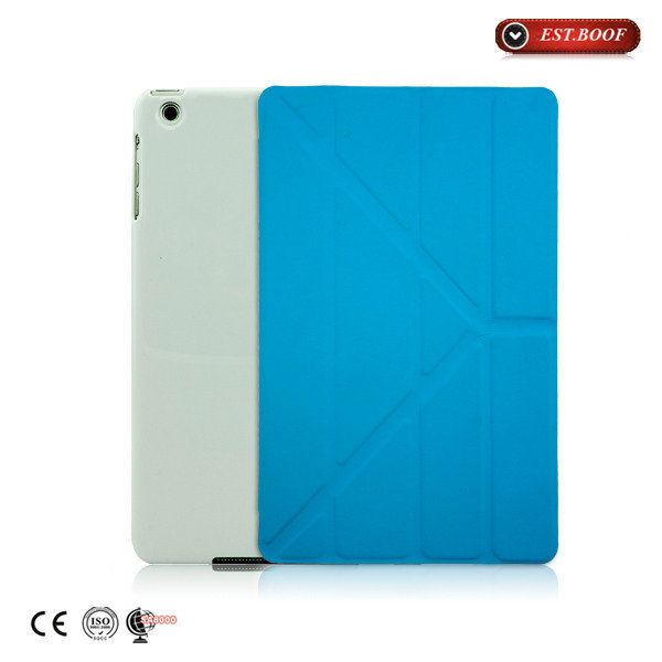 Ipad 2 / 3 / 4 tablet book cover soft green material tablet cover