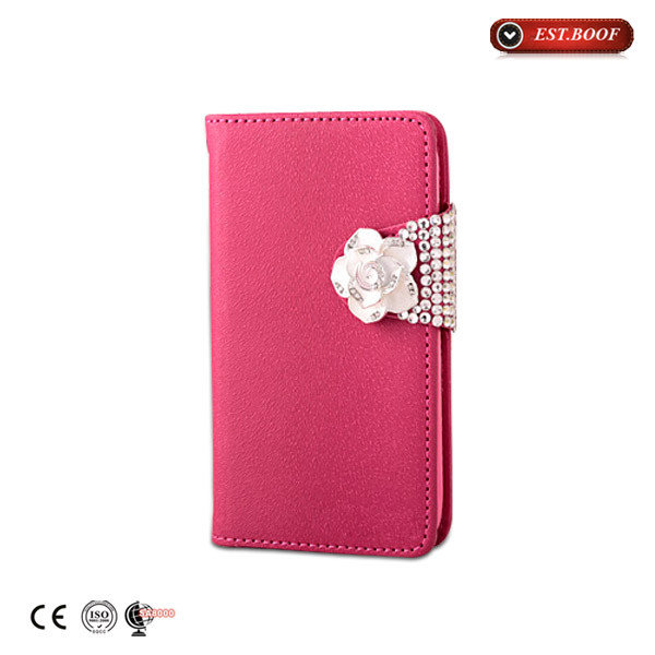 Iphone 5 Slim Handmade Leather Cell Phone Cases Scratch Proof Colorful