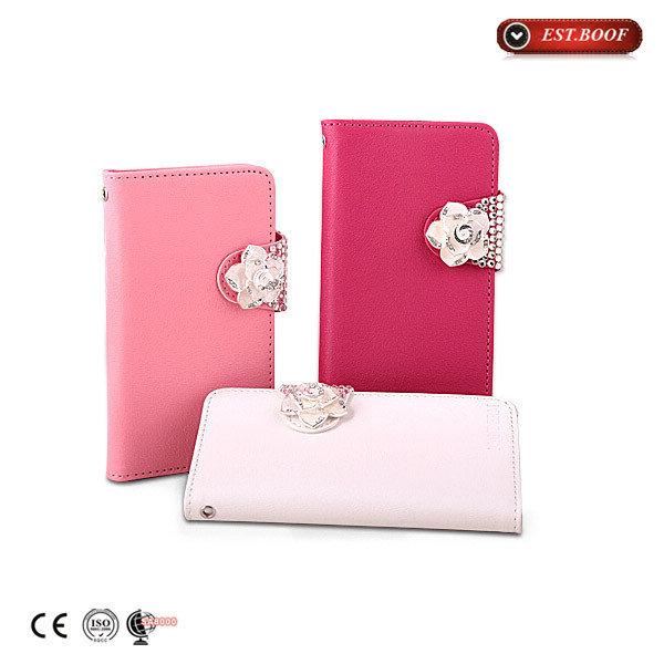 Durable Universal Leather Cell Phone Wallets Soft Eco – Friendly Protective