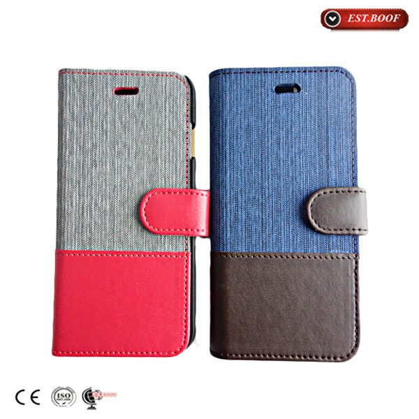 Premium PU Leather Cell Phone Cases Iphone 6 Covers , Book Style