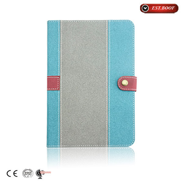 Stand Sewing PU Leather Tablet Covers Ipad Mini 2 / 3 With Belt Clip