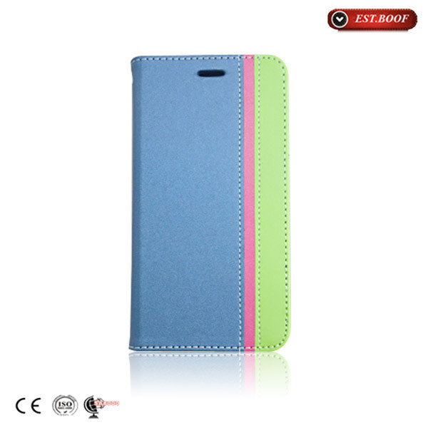 5.5 Inch Blue Card Slots Apple cell phone covers For Iphone 6 Plus