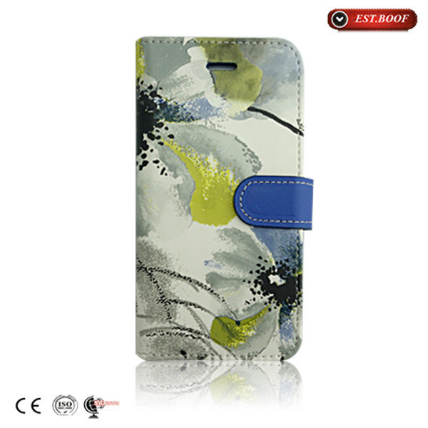3D Sublimation Wash Painting Iphone Leather Cases Waterproof