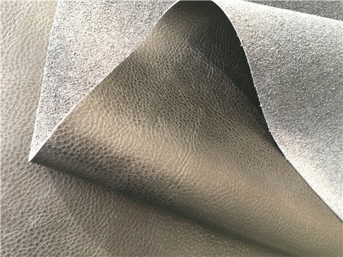 Light Black Eco Bonded Leather , Genuine Automotive Upholstery Fabric