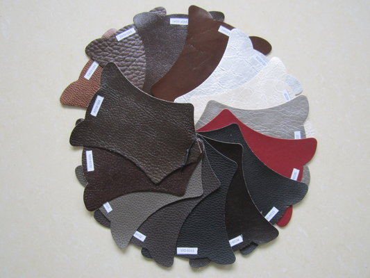 Cow Stretch Leather Fabric , Genuine Leather Upholstery Fabric