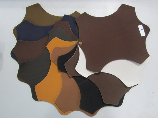 Genuine Real Textured Leather Fabric 50000 Times Abrasion Resistant