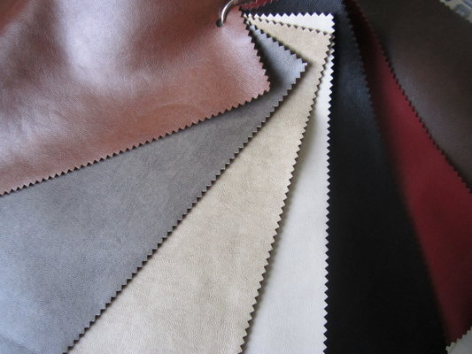 Embossed Leather Car Upholstery Fabric , Leather Car Seat Material