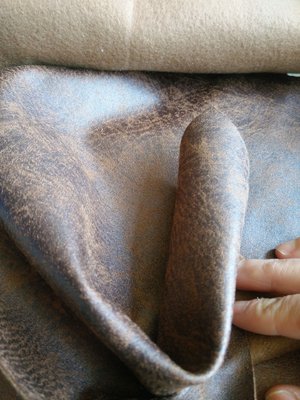 Grey Faux Suede Upholstery Fabric 50000 Times Abrasion Resistant