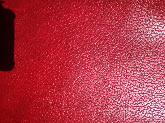 Breathable Bonded Leather Material Wine Red Recycled Leather Fabric