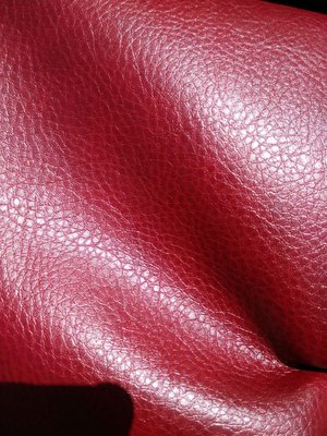 Artificial Bonded Leather Fabric Wine Faux Leather Upholstery Material