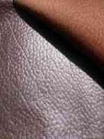 Eco Friendly Stretch Leather Fabric , Real Leather Upholstery Fabric