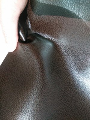 Furniture Perforated Suede Fabric Durable Full Grain Cow Leather