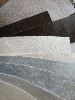 Upholstery Faux PU Synthetic Leather With 1.2mm - 1.4mm Thickness