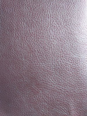 Red Brown Faux Leather Fabric For Clothing , Faux Leather Material