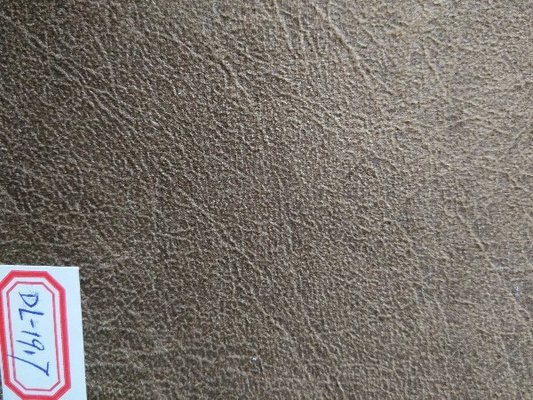 54" Width Embossed Suede Leather Fabric , Synthetic Suede Fabric
