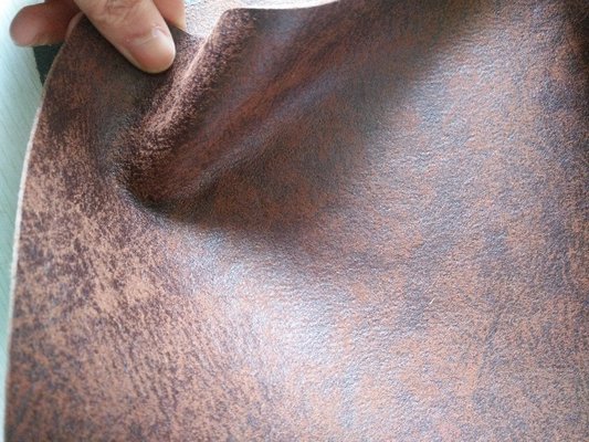 1.2mm - 1.8mm Genuine Suede Leather Fabric For Furniture , Shoes