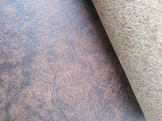 1.2mm - 1.8mm Genuine Suede Leather Fabric For Furniture , Shoes