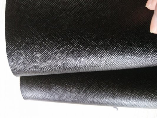 Black Furniture Full Grain Cow Leather Material For Upholstery