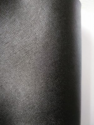 Black Furniture Full Grain Cow Leather Material For Upholstery